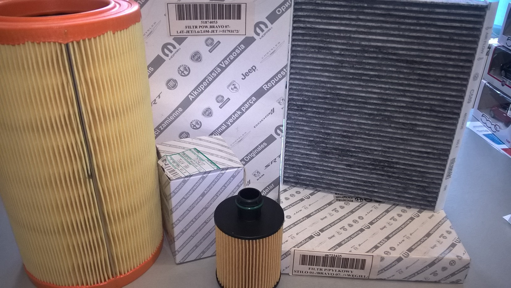 Zestaw filtrów do obsługi 1.6/2.0 M-JET - Forum Fiat Bravo II ...